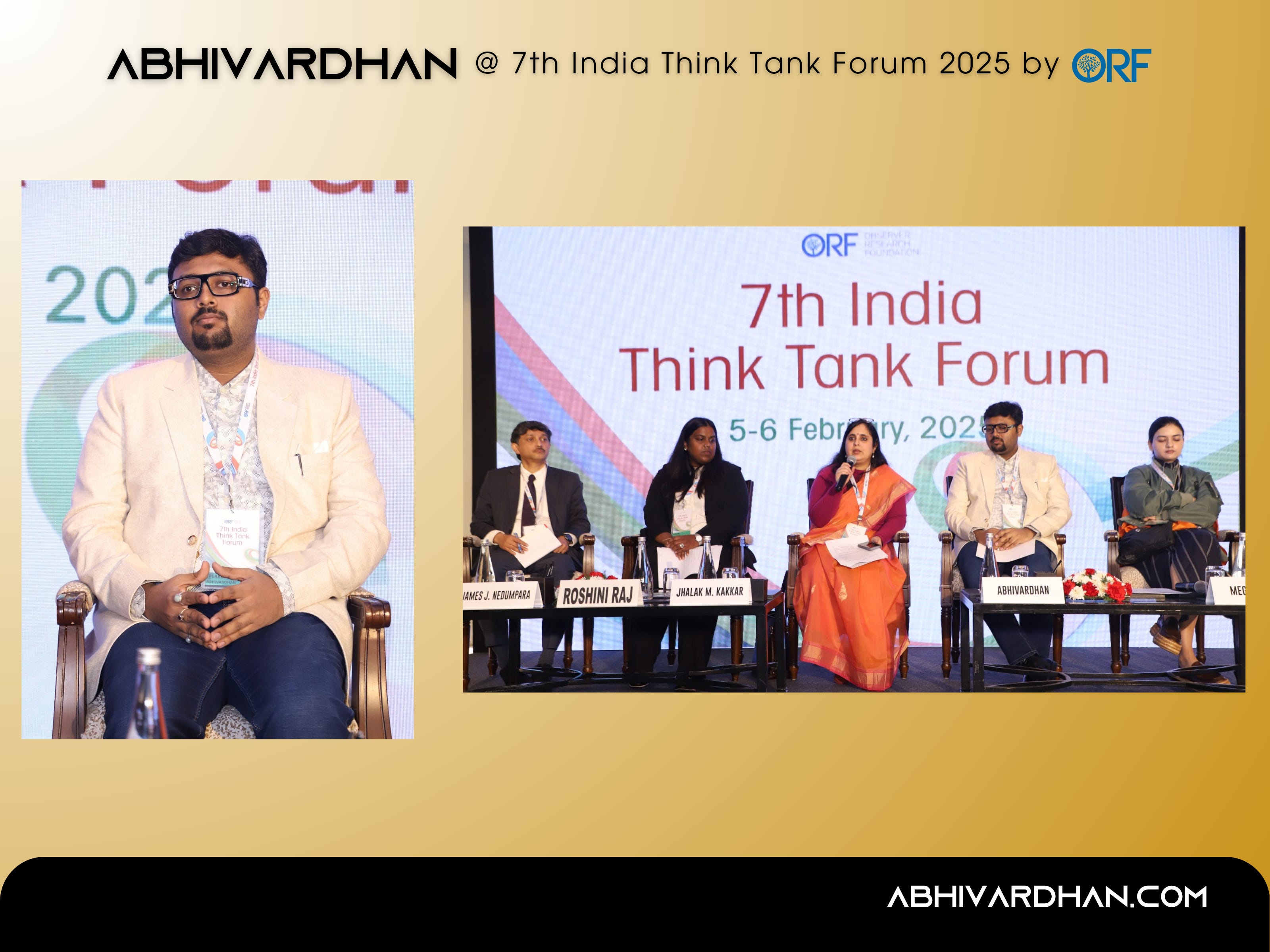 Abhivardhan represented ISAIL at the 7th Indian Think Tank Forum 2025 ...