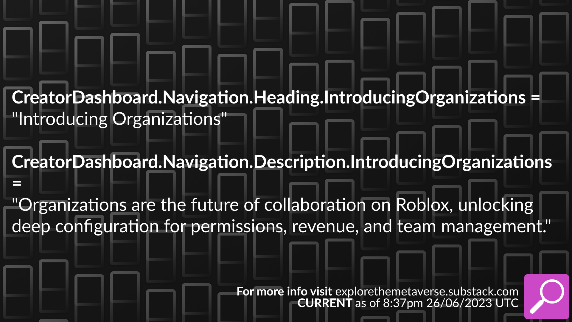 Organizations: the future of Roblox development groups