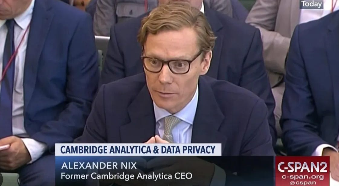 On the Management of the Cambridge Analytica Story