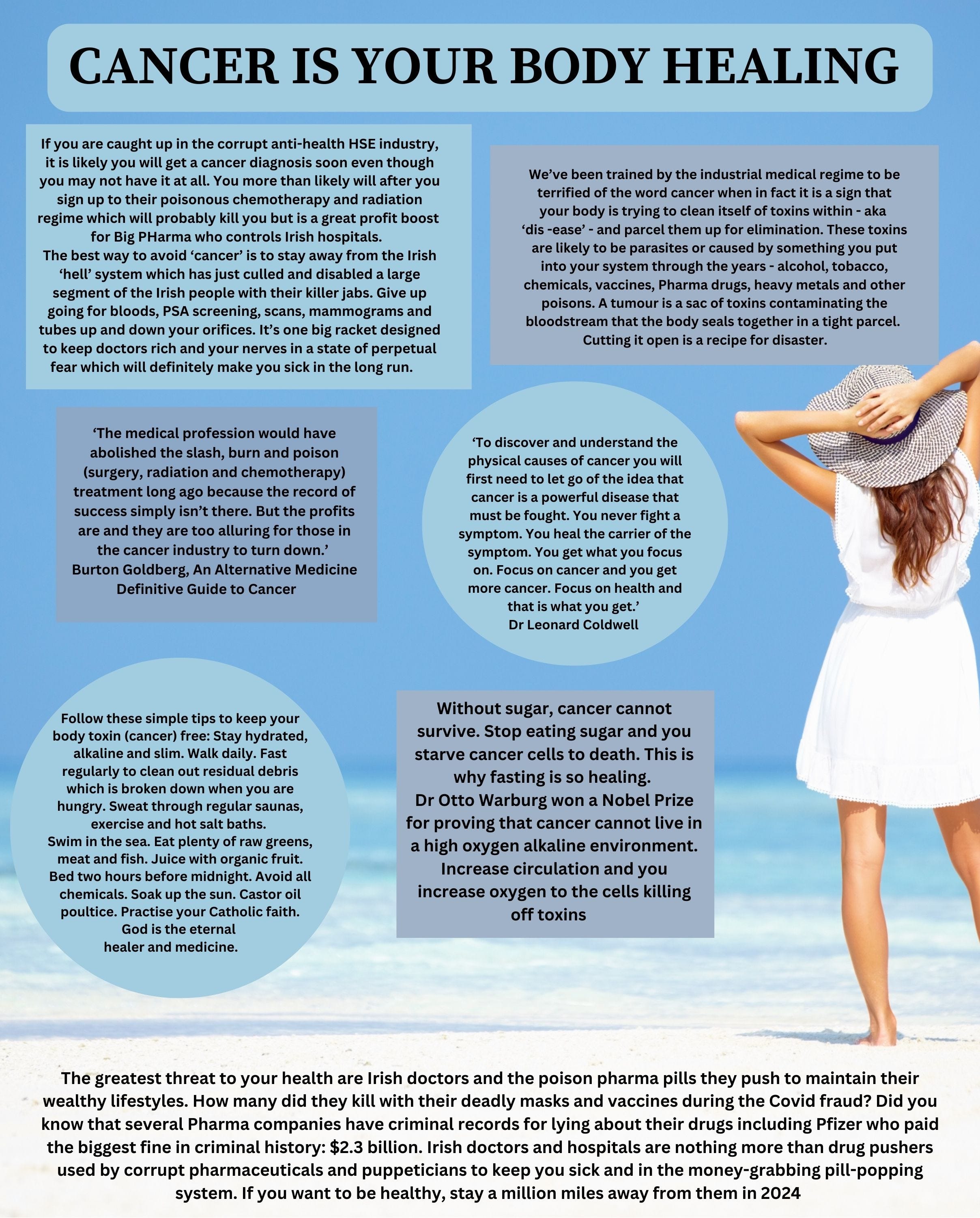 Cancer Is Your Body Healing - by Gemma O’Doherty