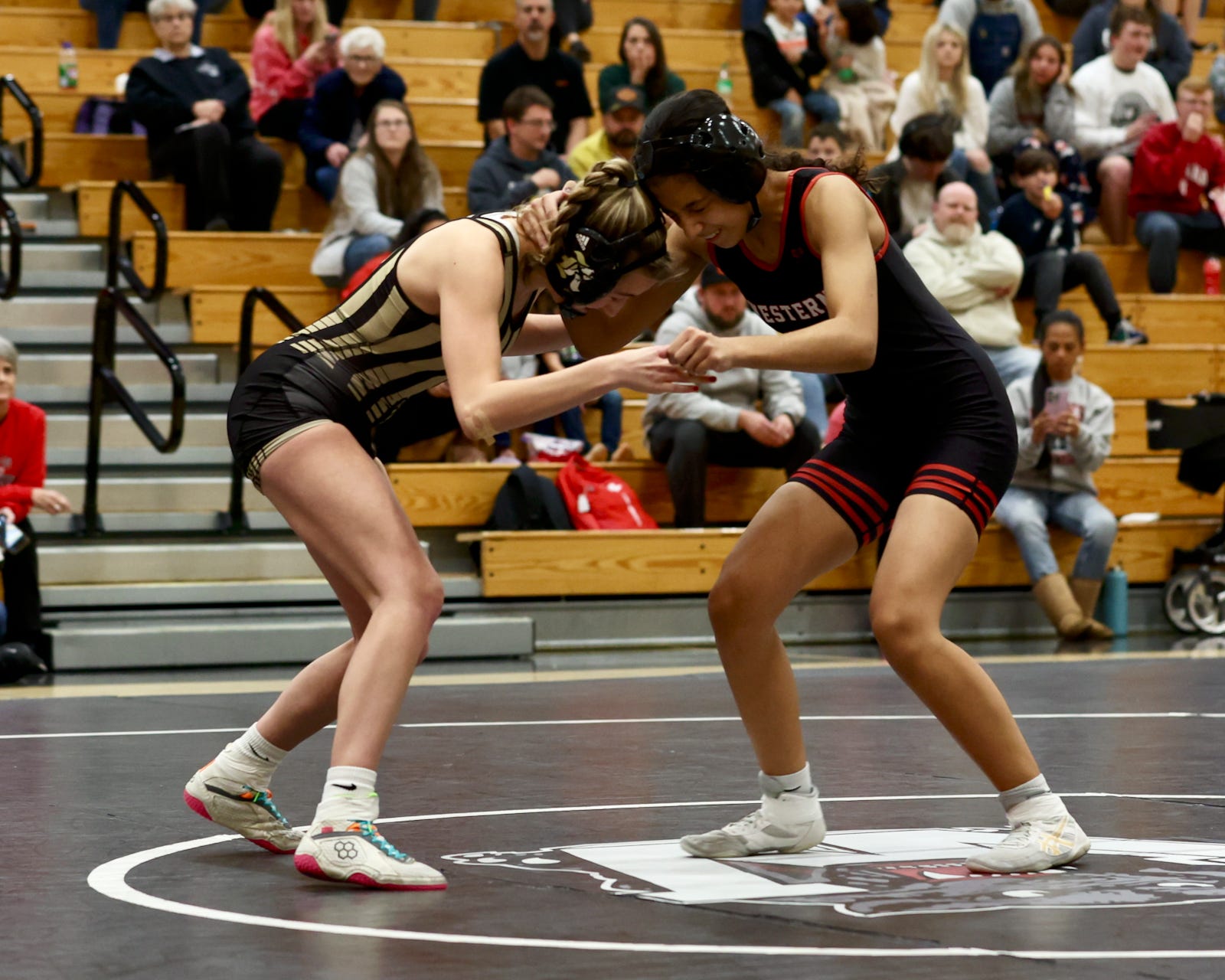 Western girls win first home wrestling meet