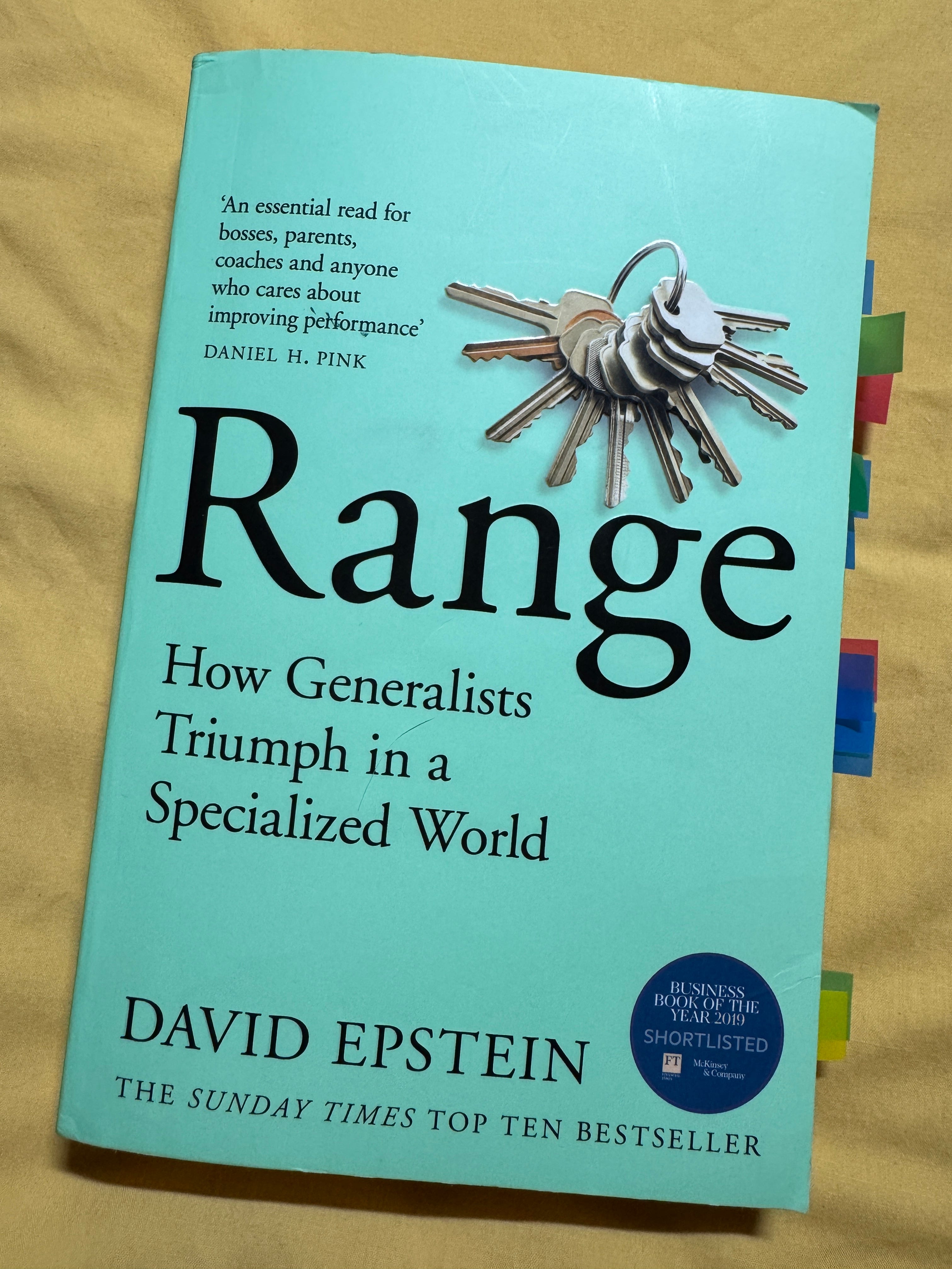 RANGE by David Epstein - Kass Hall