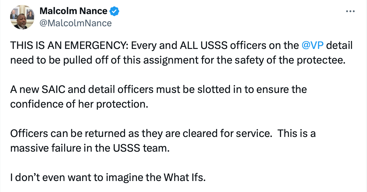 WTF is going on with the VP SS detail? - by Joseph Backes