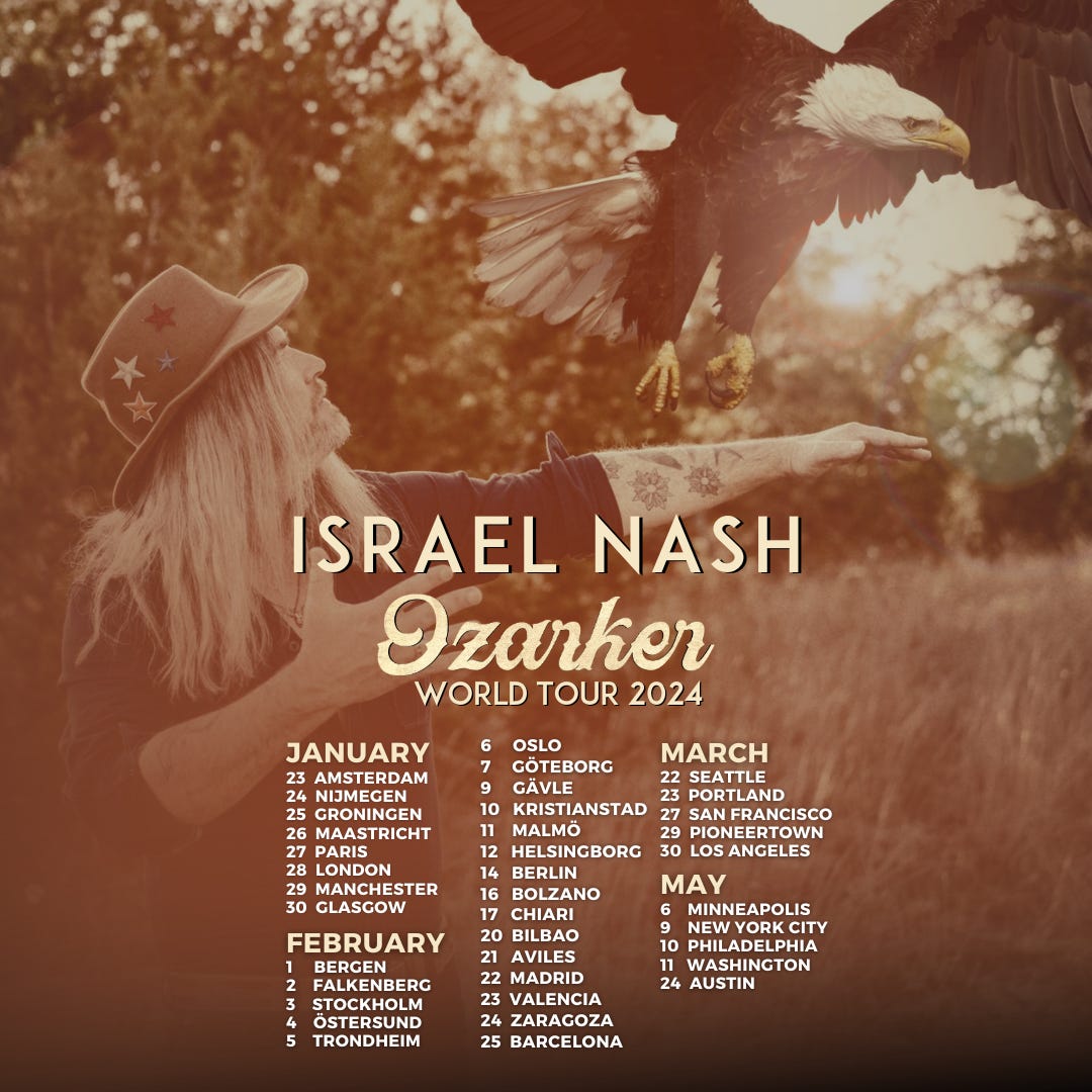 Ozarker World Tour - by Israel Nash - Cosmic Eagle