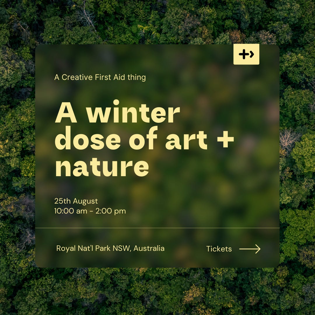Last tix: a Winter dose of Art and Nature