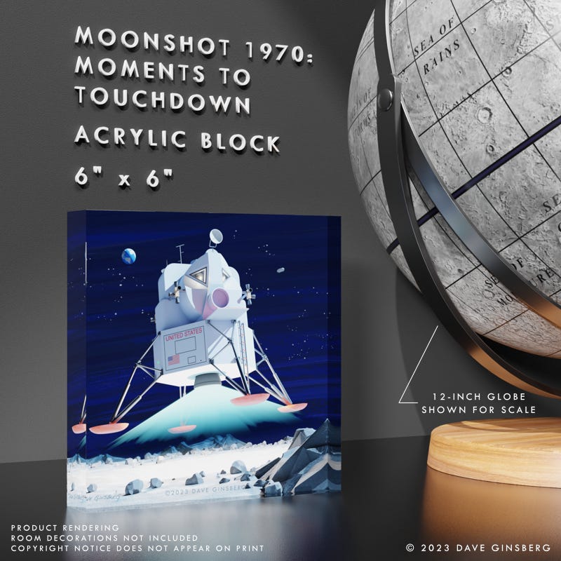 1:12 Scale 1963-1964 LEM Model - by Dave Ginsberg