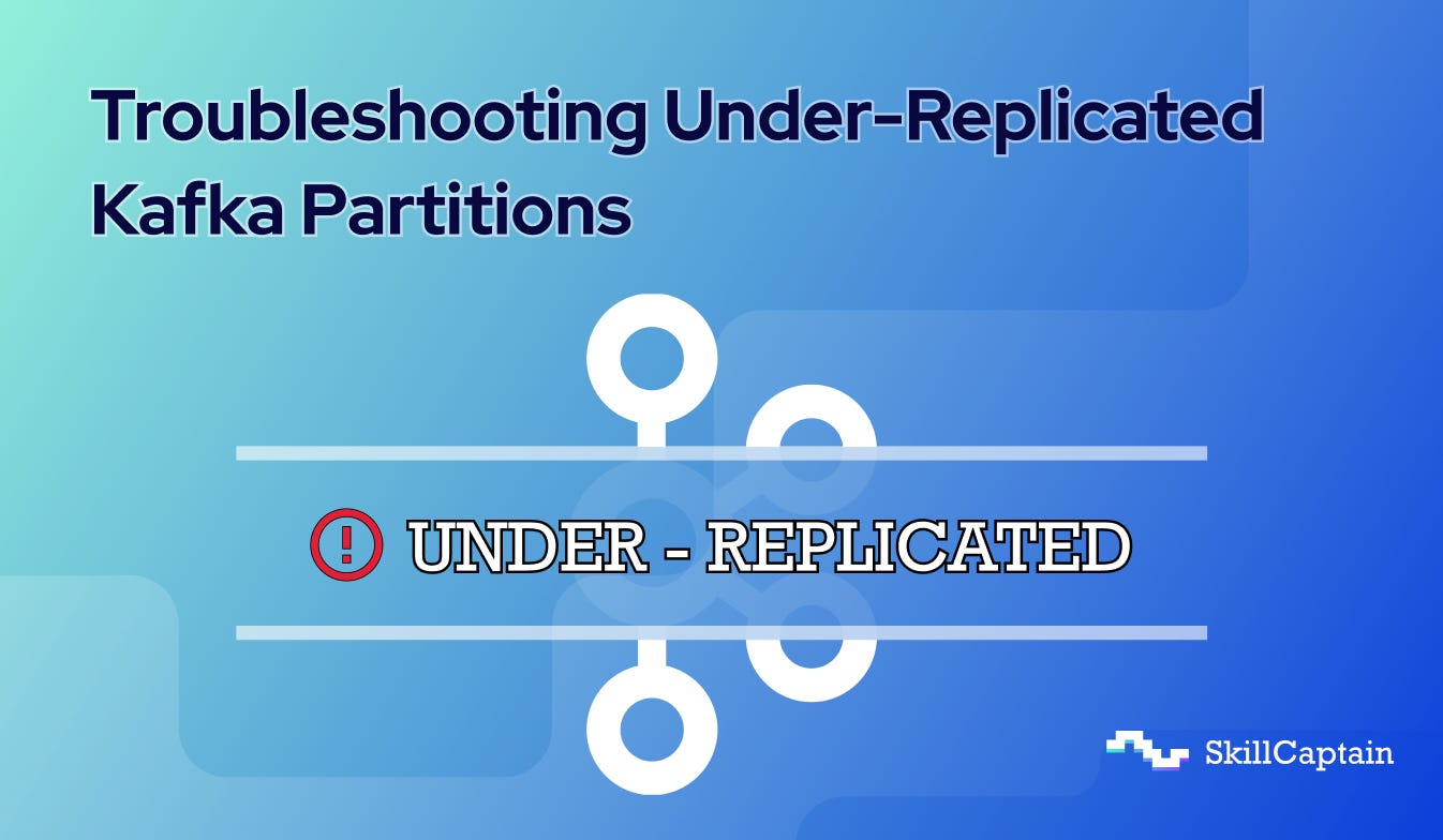 Troubleshooting Under Replicated Kafka Partitions