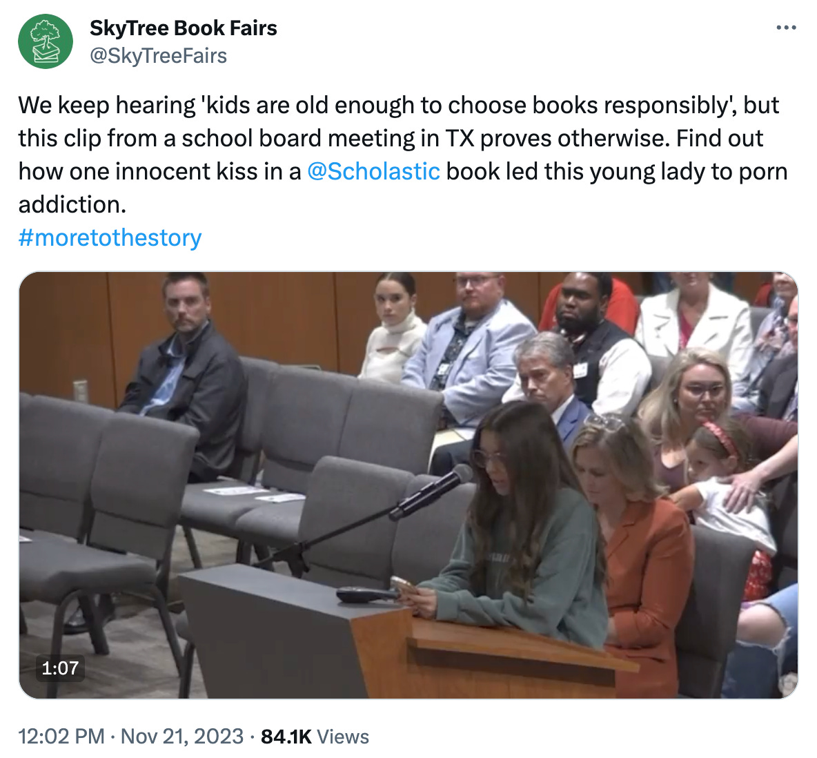 Mysterious woman tells school board that Scholastic book sparked porn ...