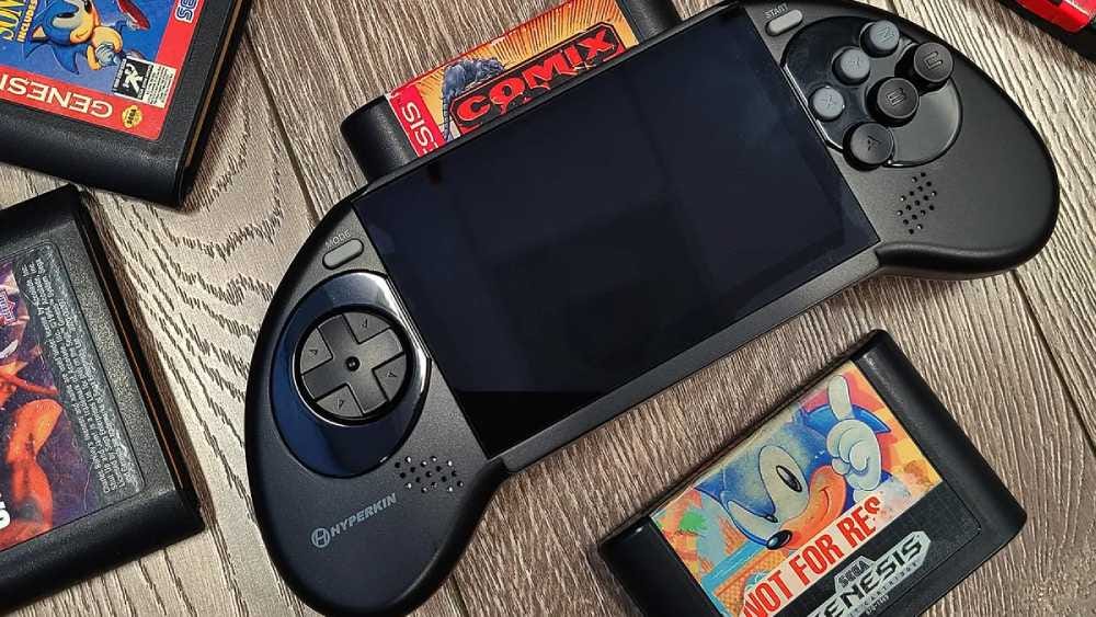 Hyperkin's handheld Sega Genesis plays original carts