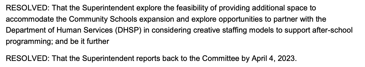 [afterschool] Celebrate 170 new seats + our plan to request a 3-yr plan for full afterschool