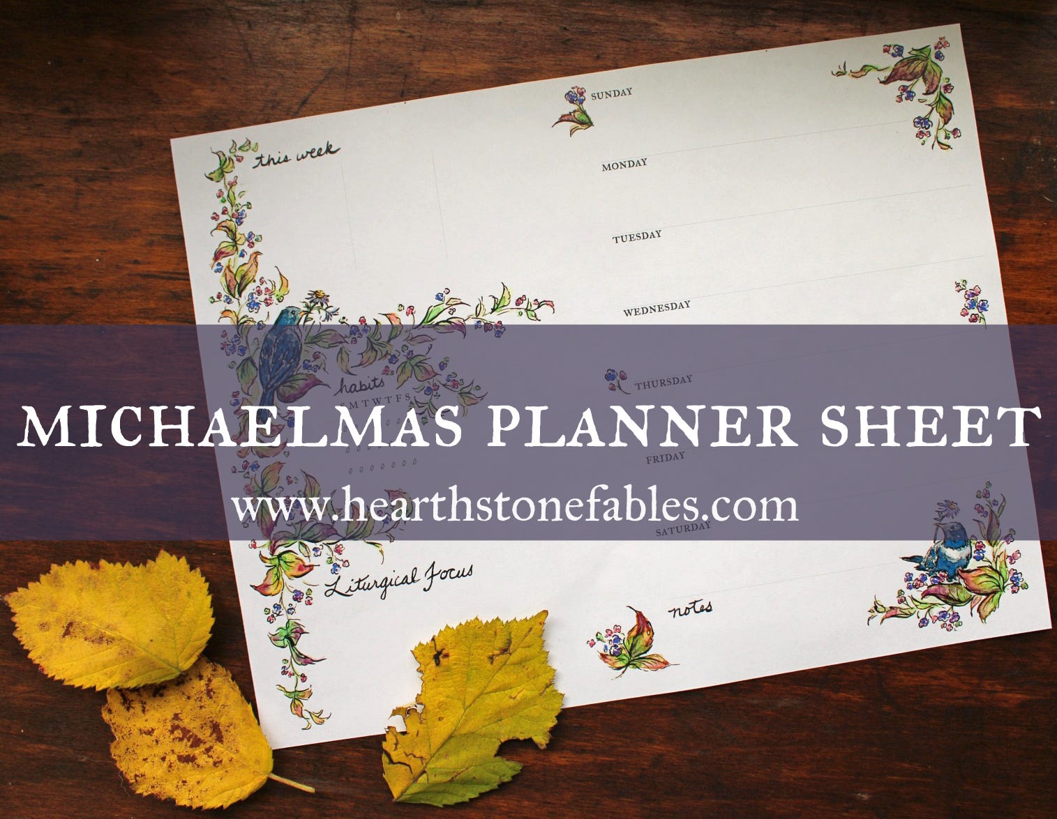 Michaelmas Printables - by Kristin Haakenson