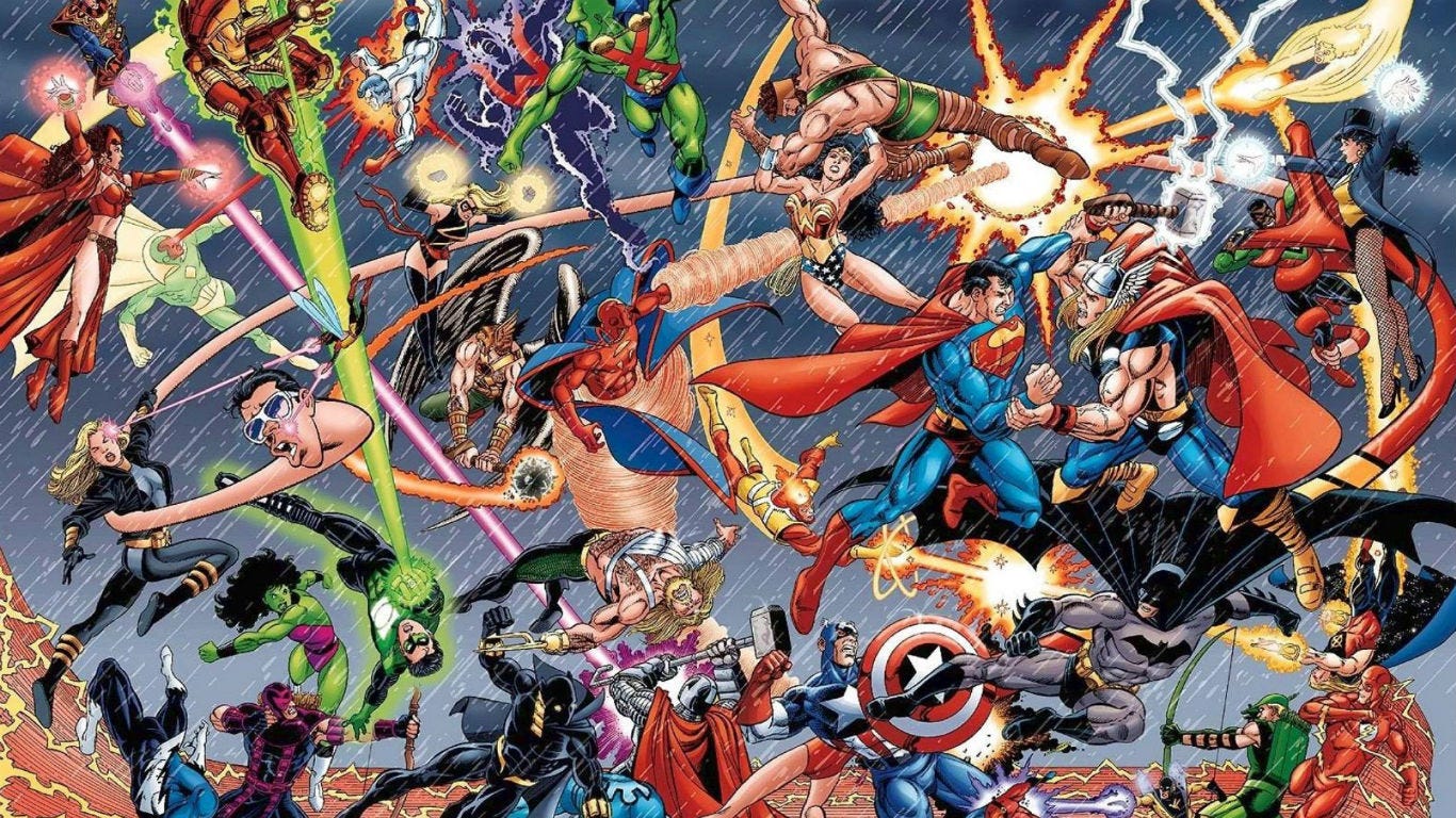 Superhero slobber knockers and point of view