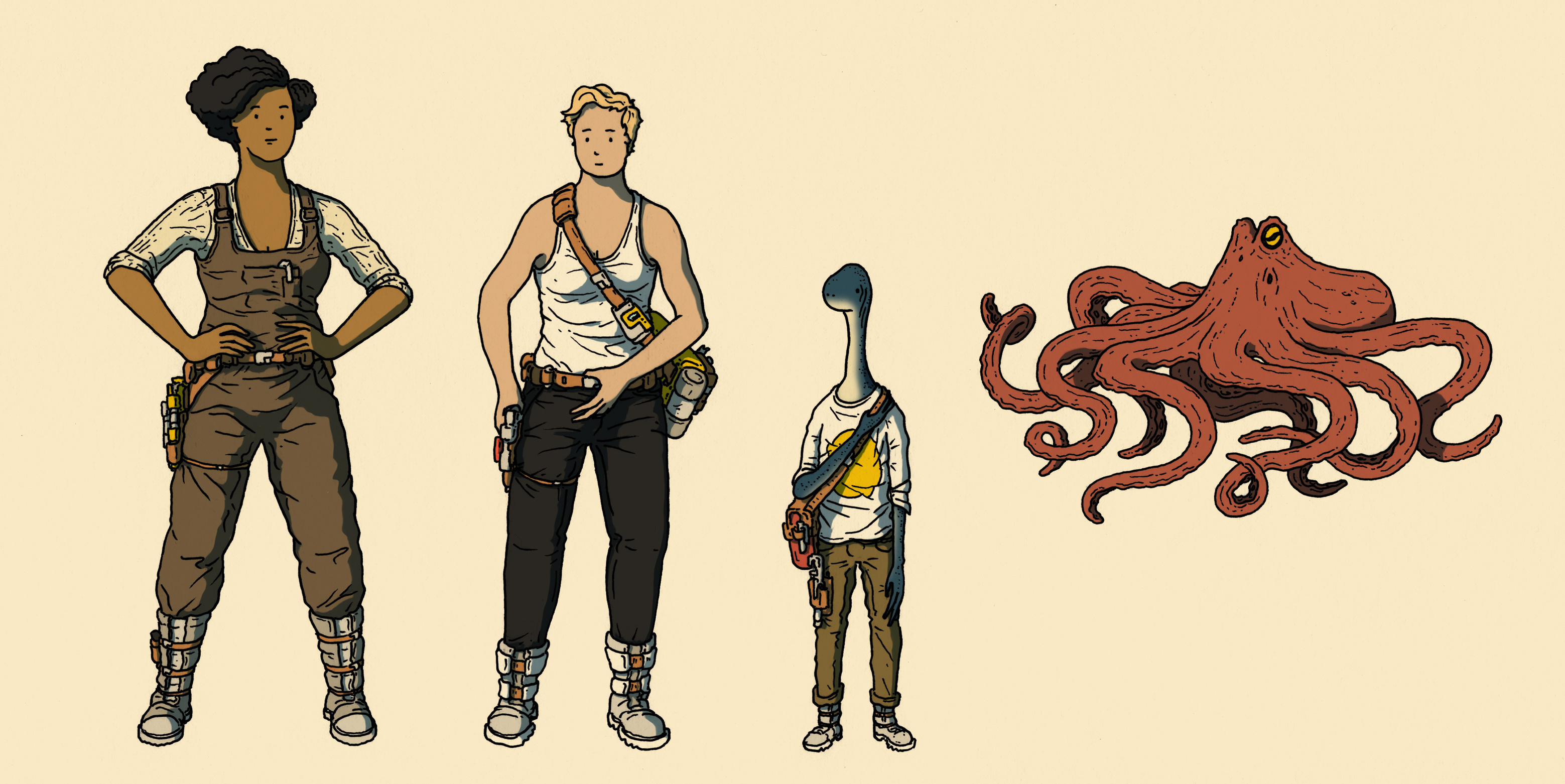 Sci-Fi Crews. - by Owen D. Pomery - KIOSK