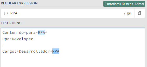 Expresiones Regulares (RegEx)
