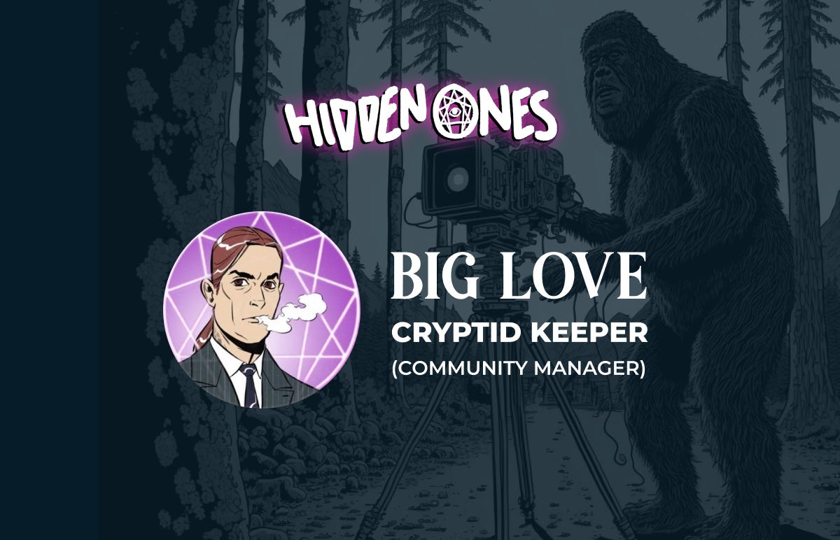 Introducing the Cryptid Keeper, BIG LOVE! - by Zach Lona