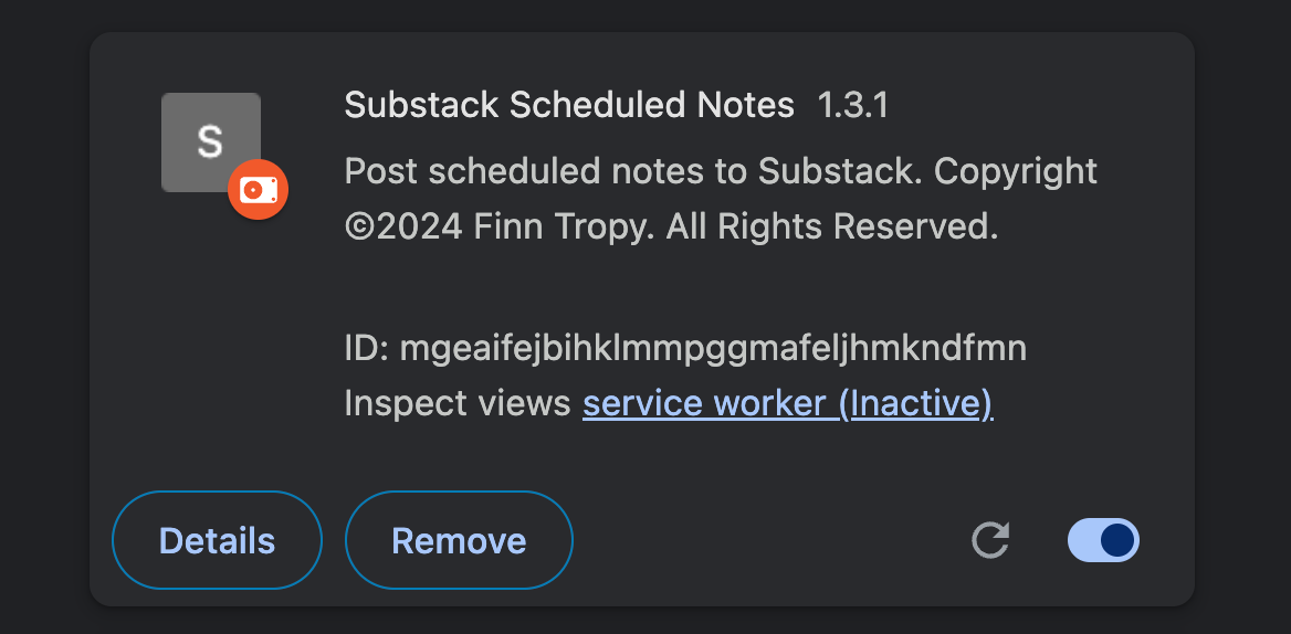 Substack Notes Scheduler User Guide - by Finn Tropy