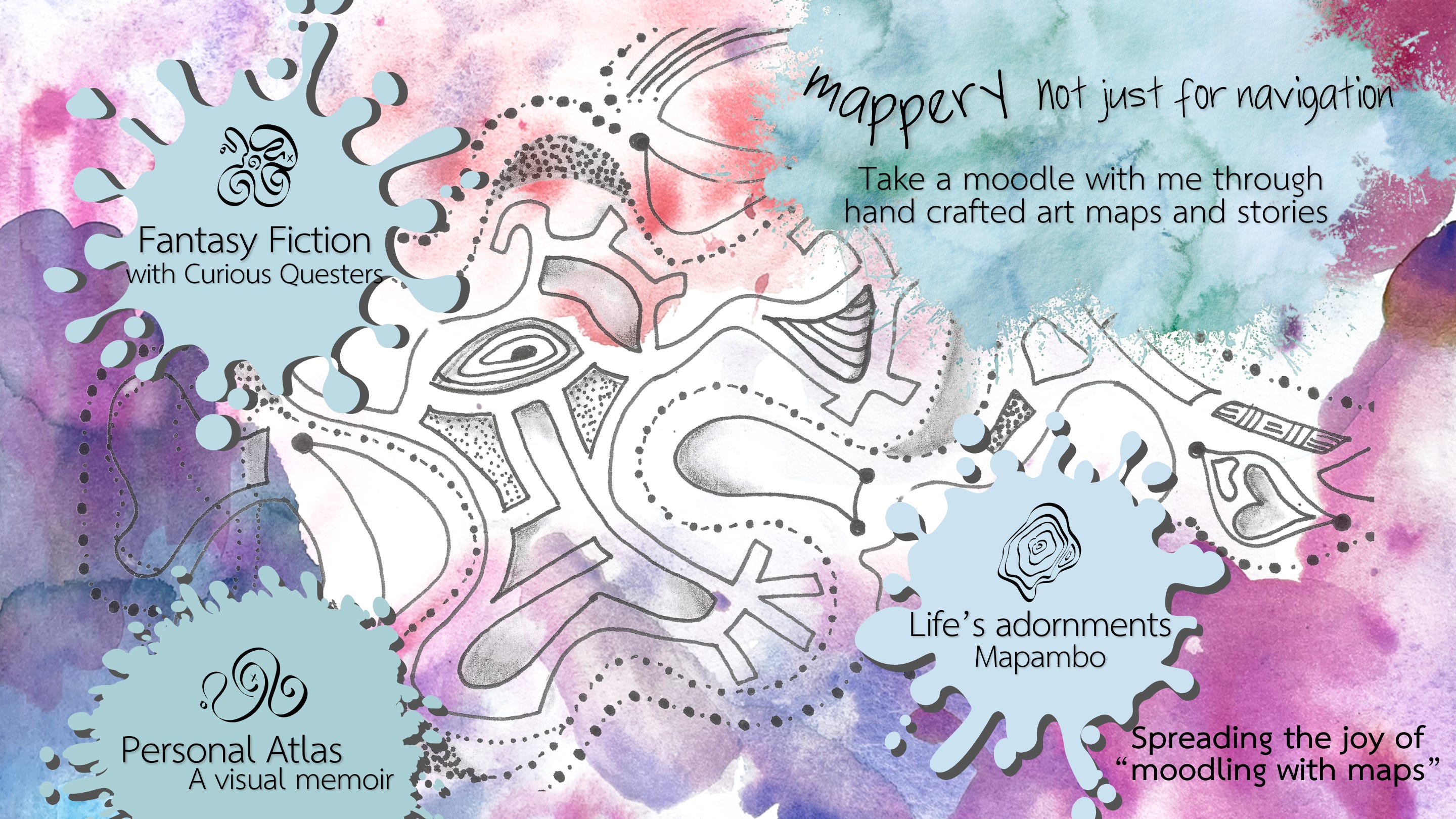 A Map of Mappery - by Debs Stott