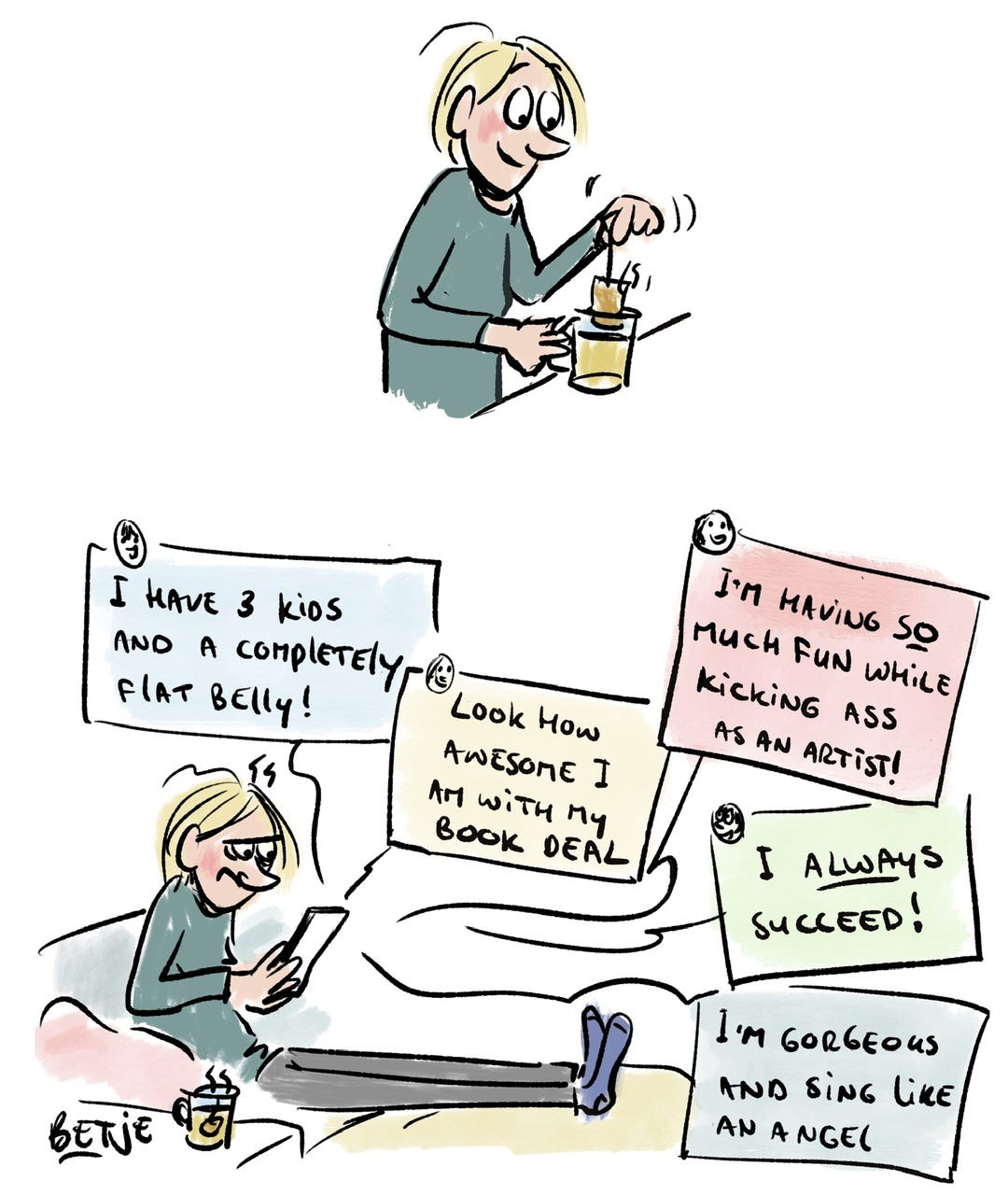 Let's talk about rejection and failure. - Betje’s Comics
