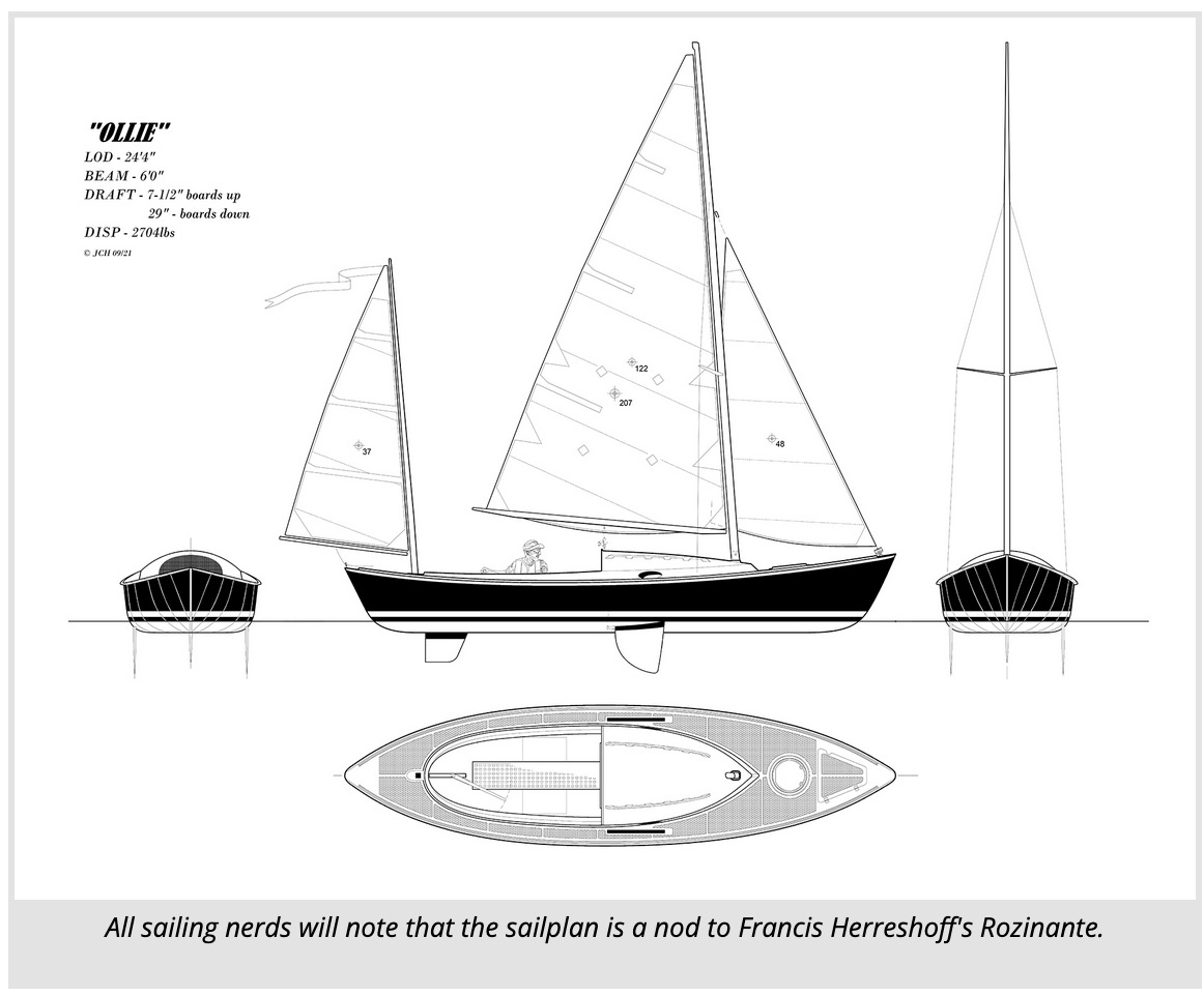Ollie: Another Pretty Canoe Yawl for Sailing Purists