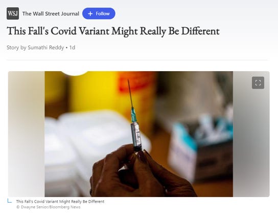 The 'Pirola' Variant of SARS-CoV-2 - by Dr. Byram W. Bridle