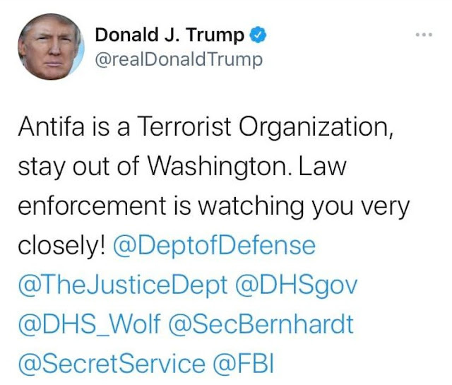 Ο στρατός βρίσκεται στους δρόμους της Washington.