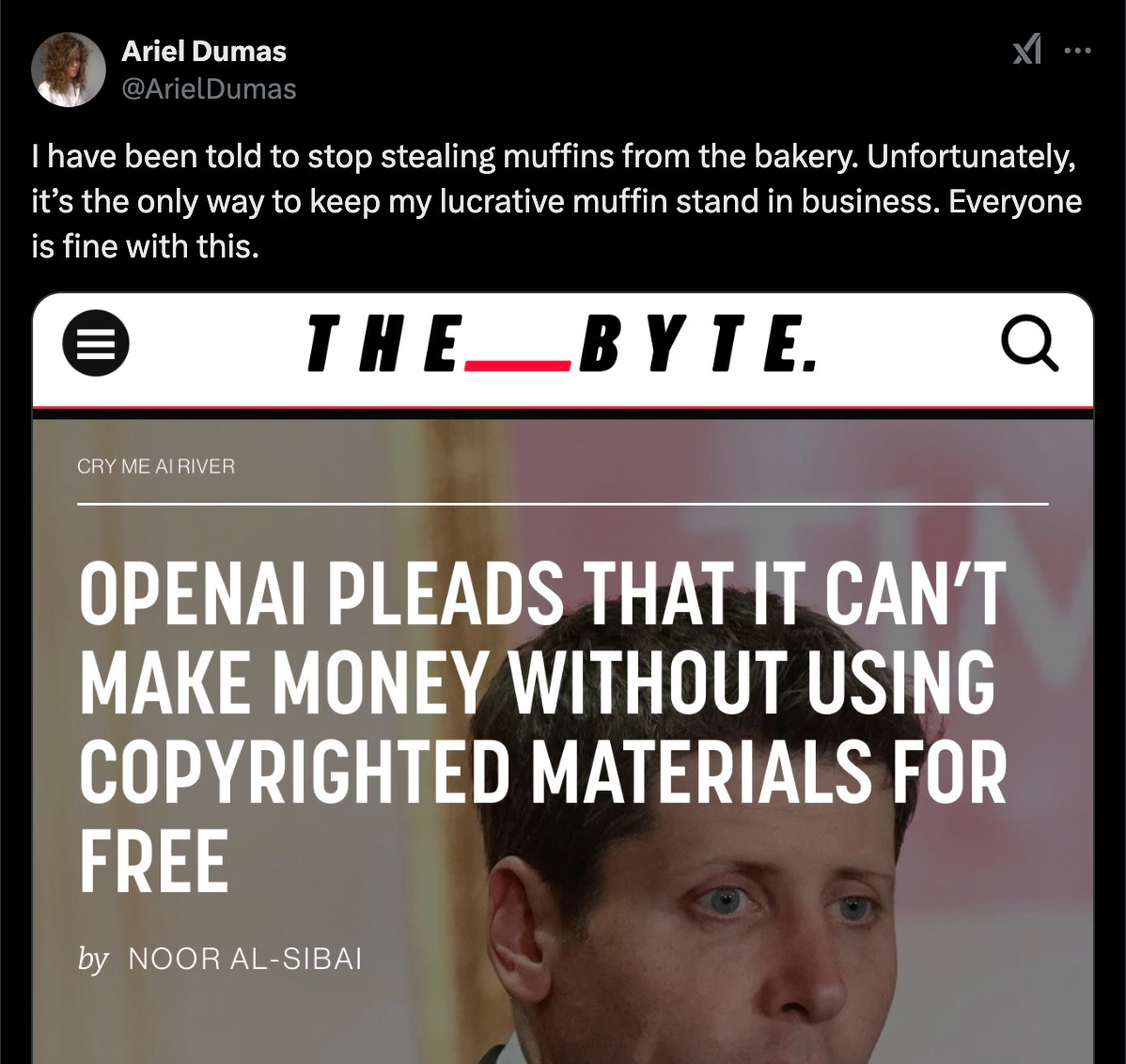 Please oh please regulate me, but not like that!