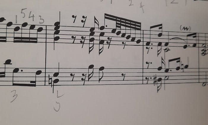 Learning the notes - by Nicola Billington