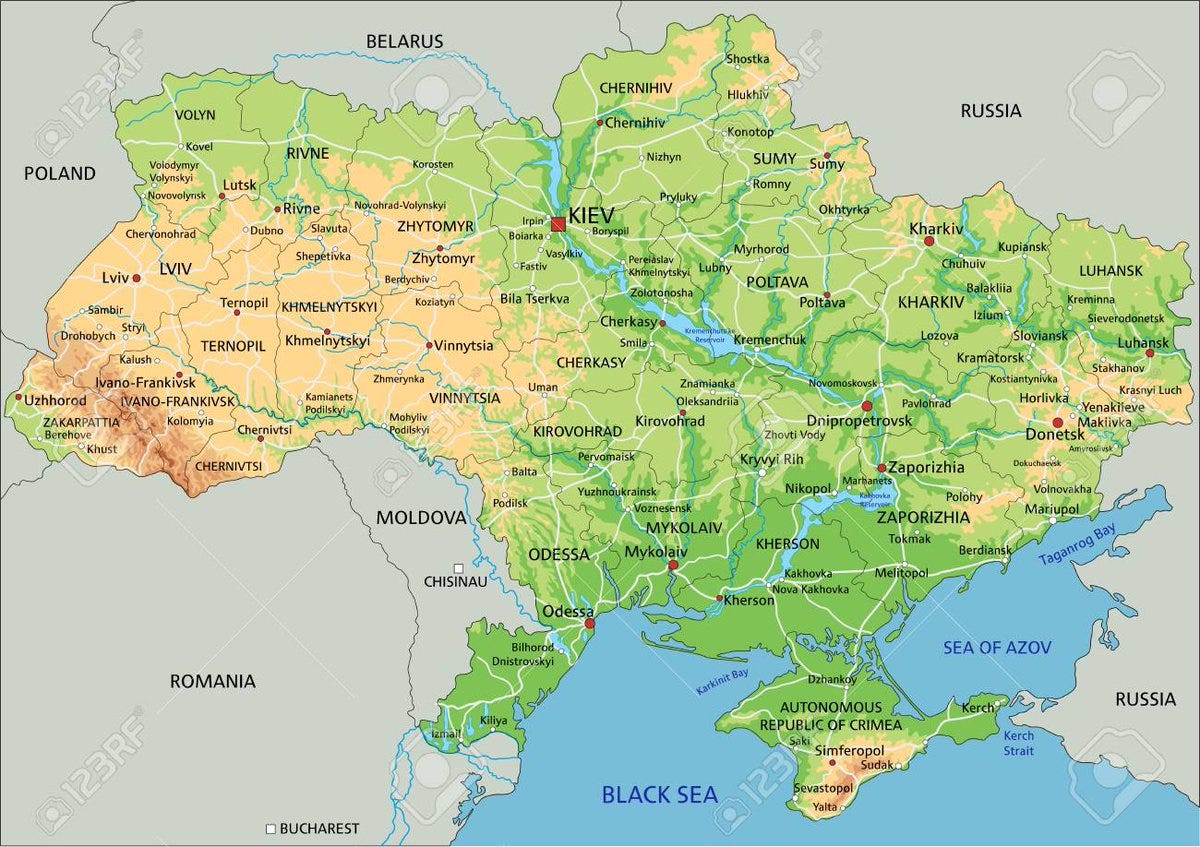 Ukrainian geography - kamilkazani