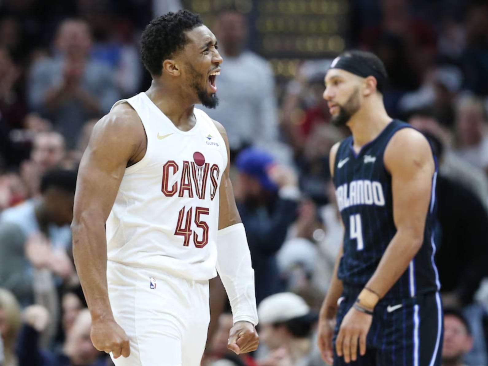 Mitchell scores 30 as Cavs take Game 1 from Magic