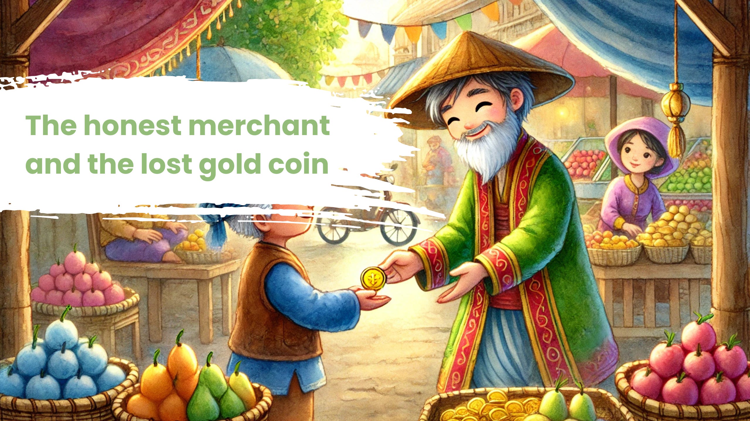 The honest merchant and the lost gold coin