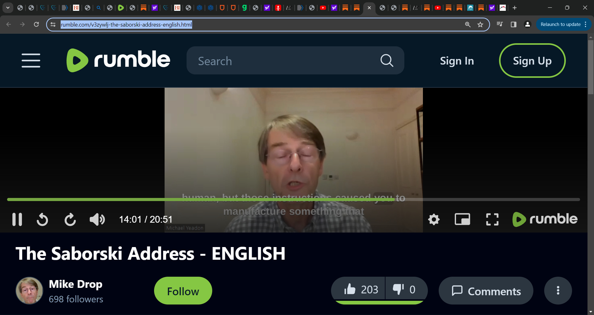 Dr. Mike Yeadon delivers a haymaker cluster bomb with this video ...