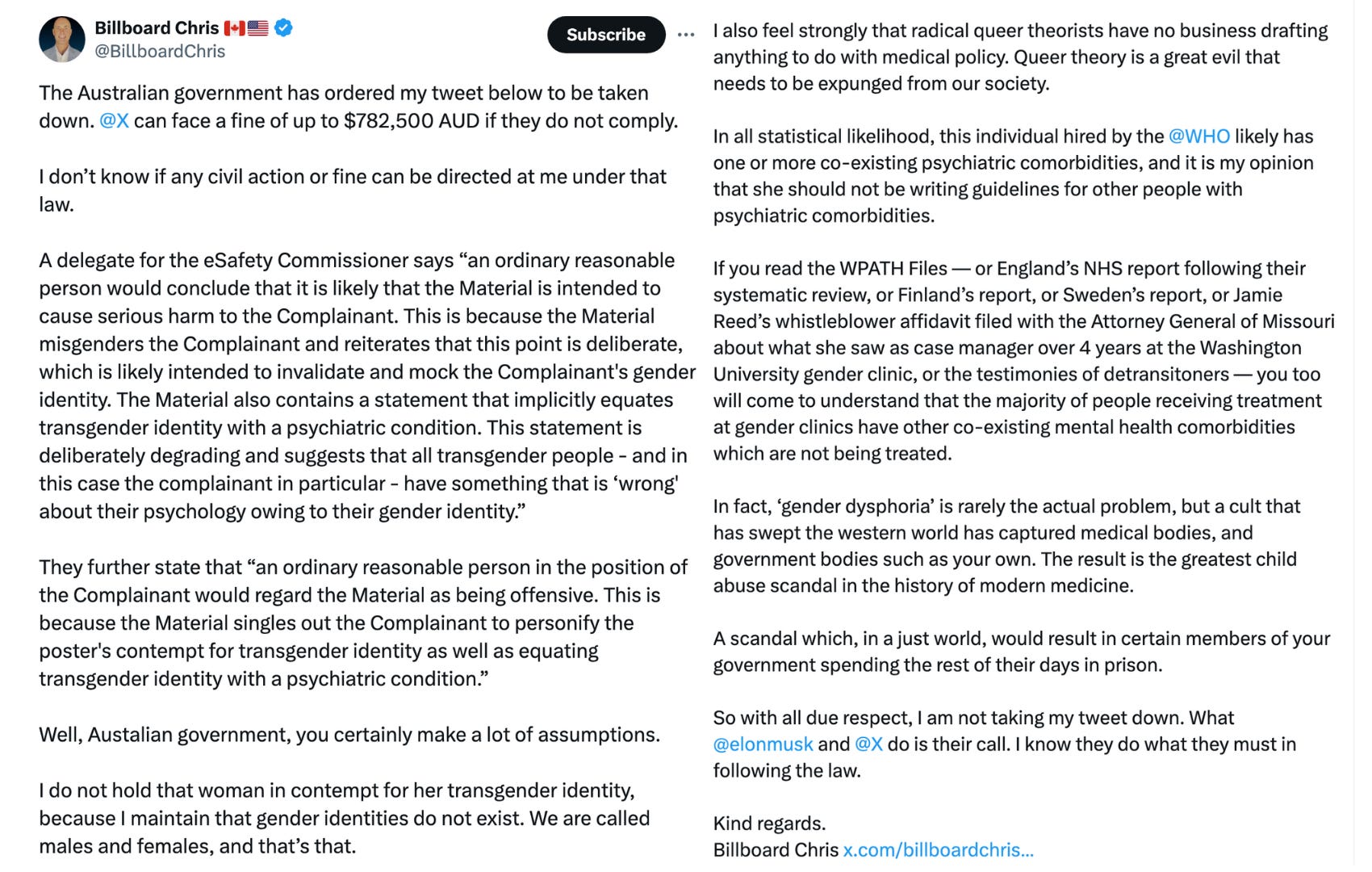 'Spectacular backfire': Australian government's attempt to censor trans ...