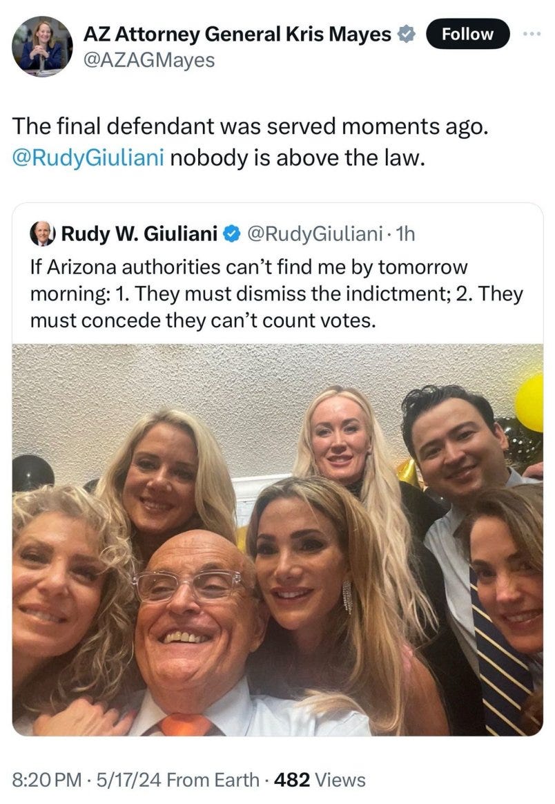 Rudy G Gets Served But Not Before Beclowning Himself Again