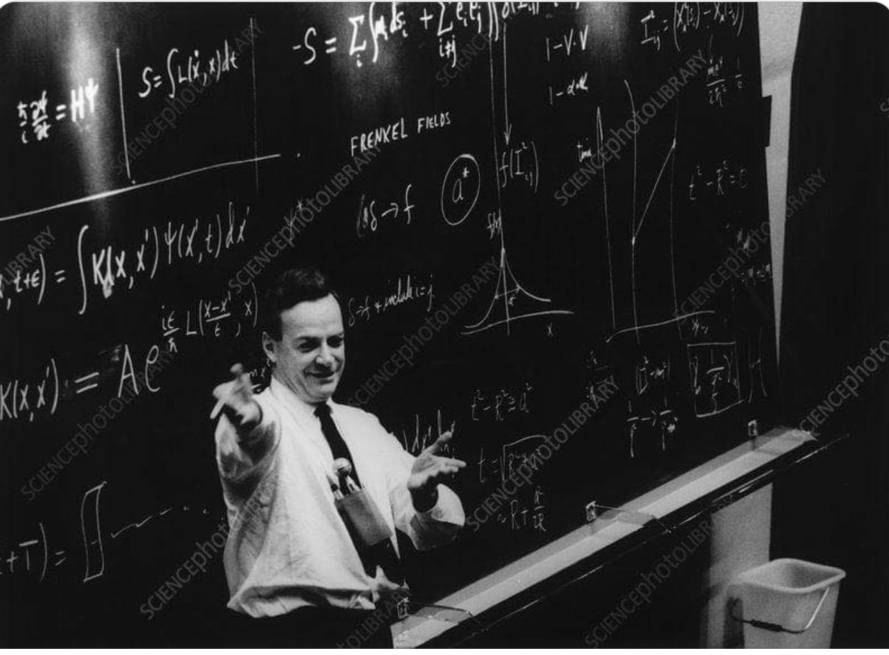 A shout out to a role model: Richard Feynman (May 11, 1918-February 15 ...