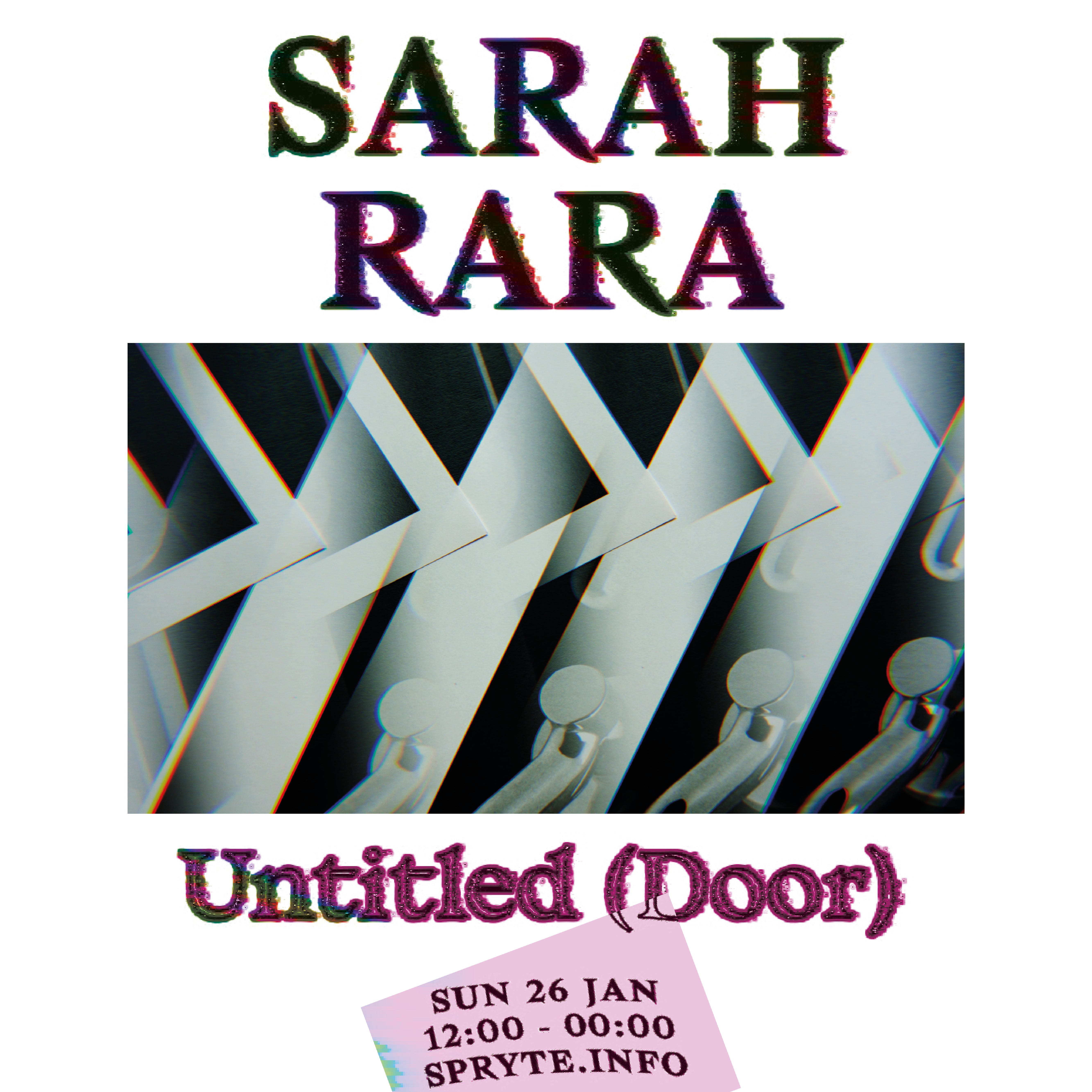 THIS SUNDAY: SARAH RARA - SPRYTE’s Substack