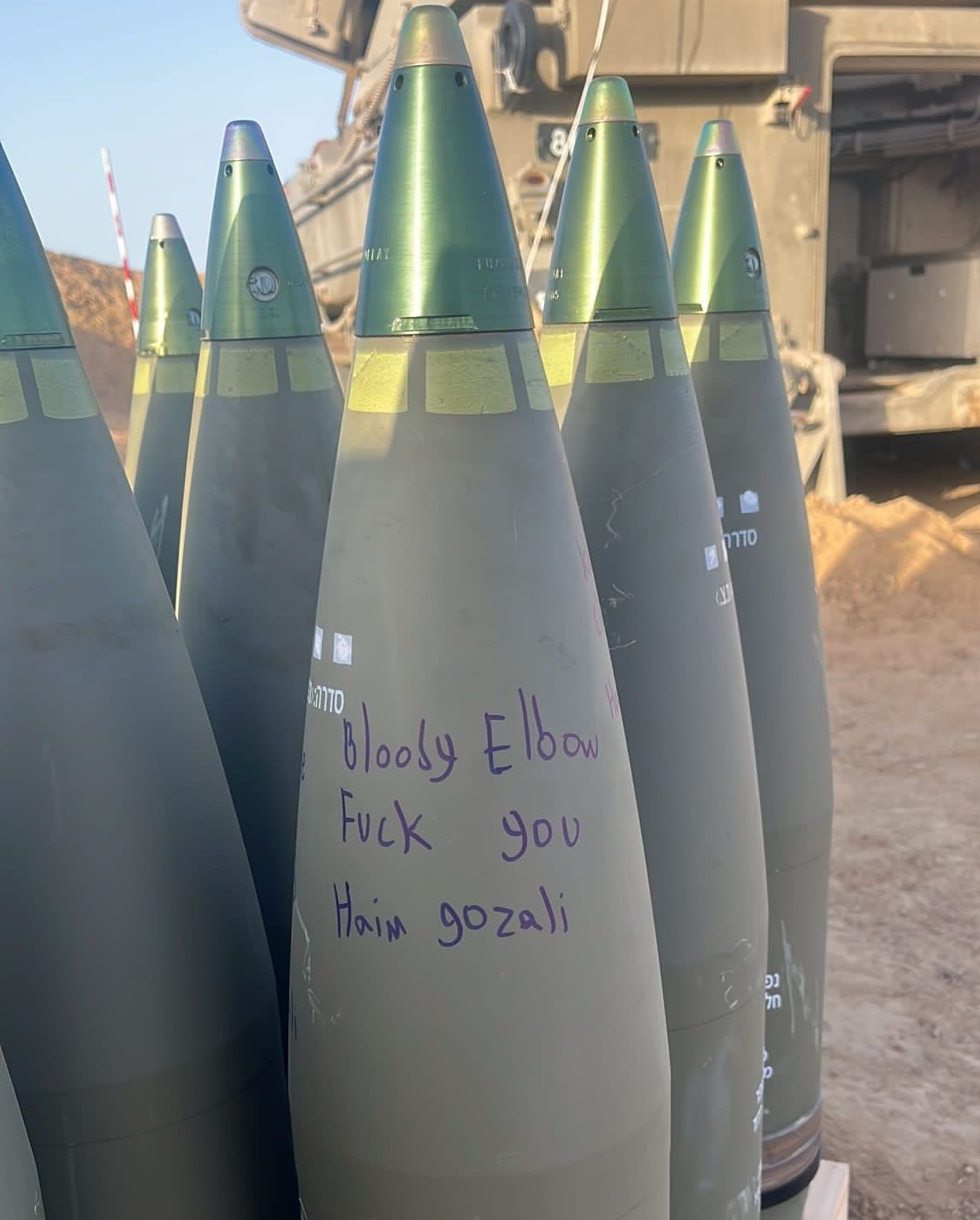 Why my name was inscribed on an artillery shell bound for Gaza