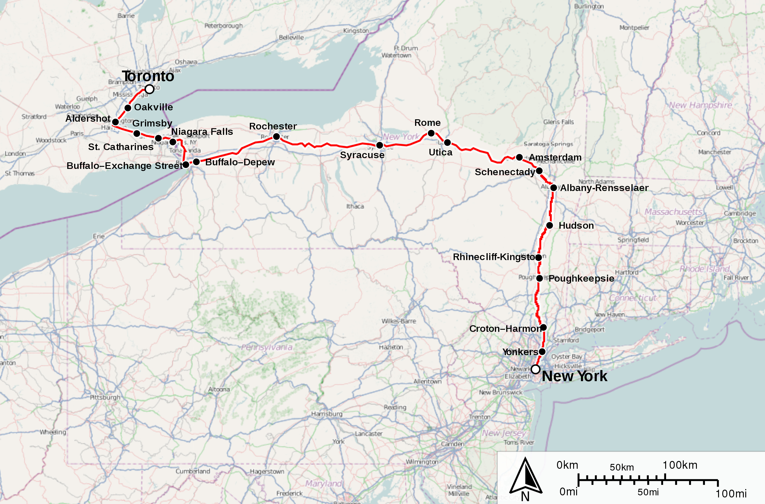 The Maple Leaf train from Toronto to NYC is a once-in-a-lifetime ...