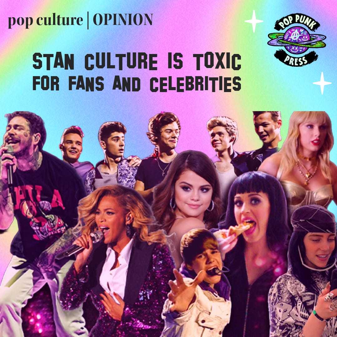 Stan culture is toxic for fans and celebrities - by Shelby