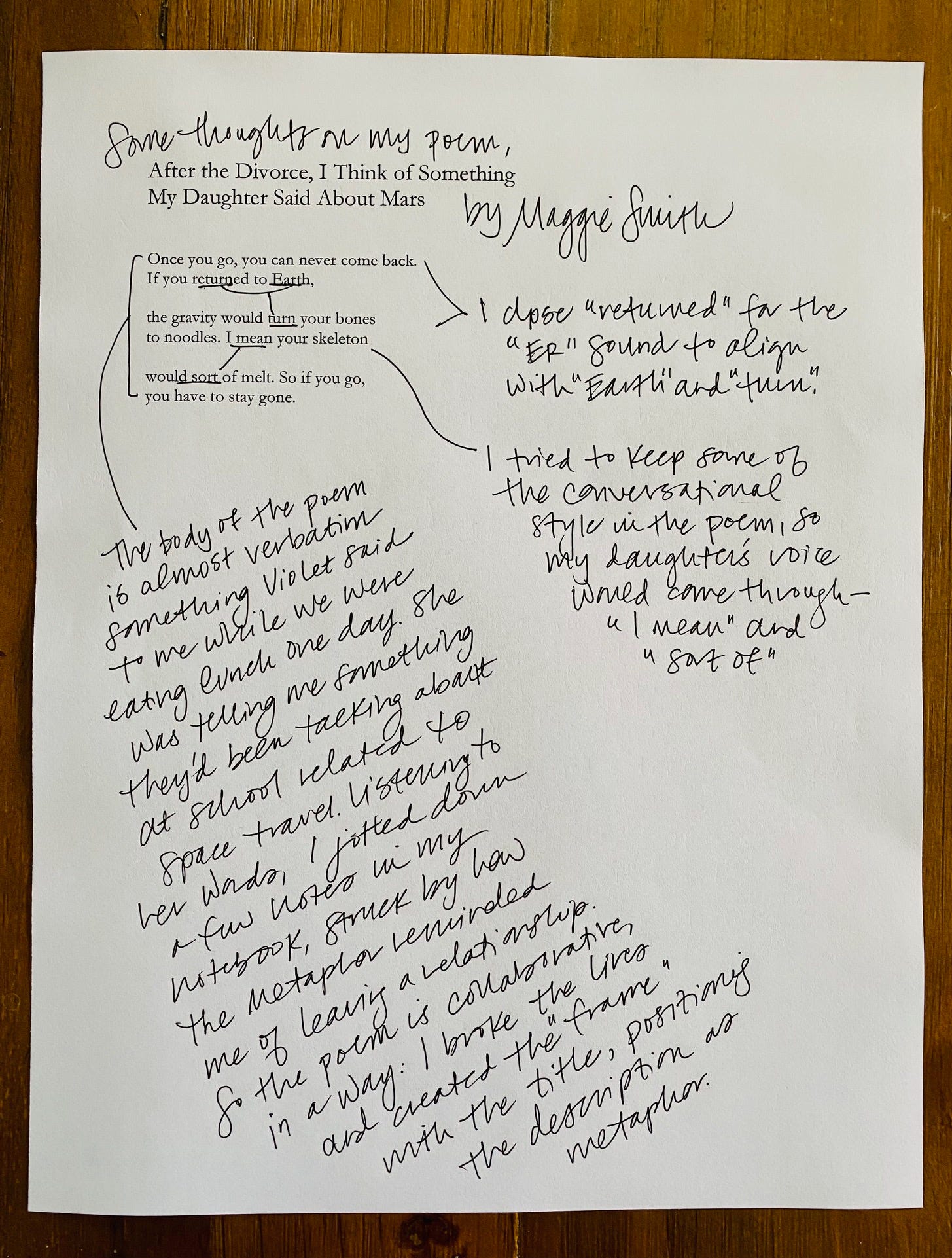 Behind-the-Scenes Look: Two Related Poems