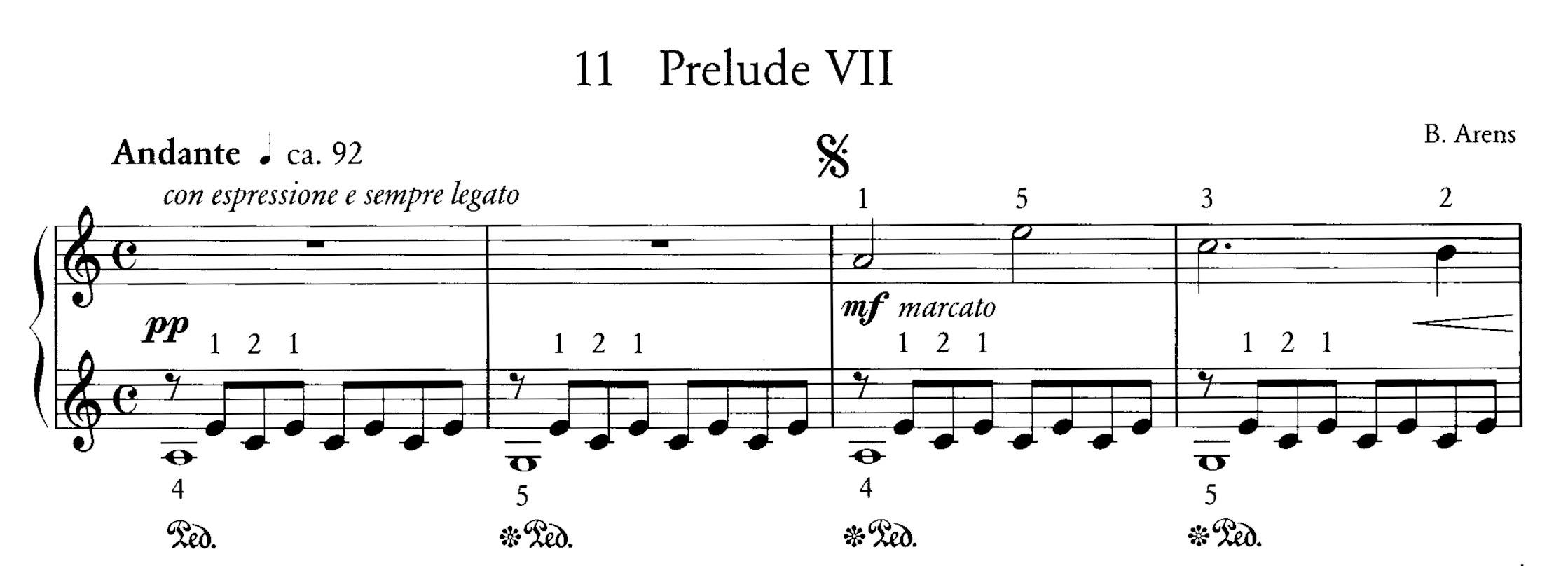 A creative introduction to Prelude VII by Barbara Arens