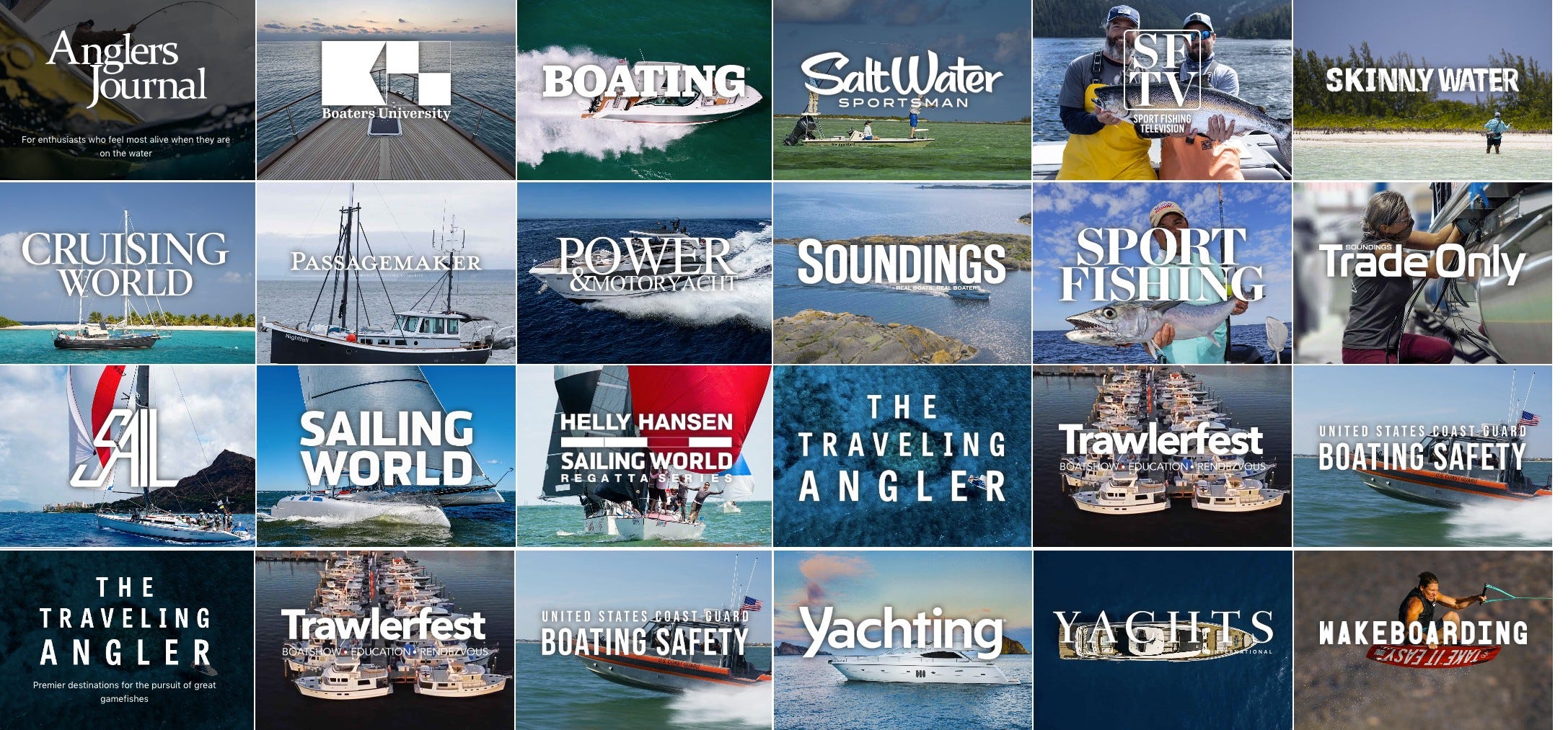 14 of America's Major Boating Magazines Now Owned by a Single Company