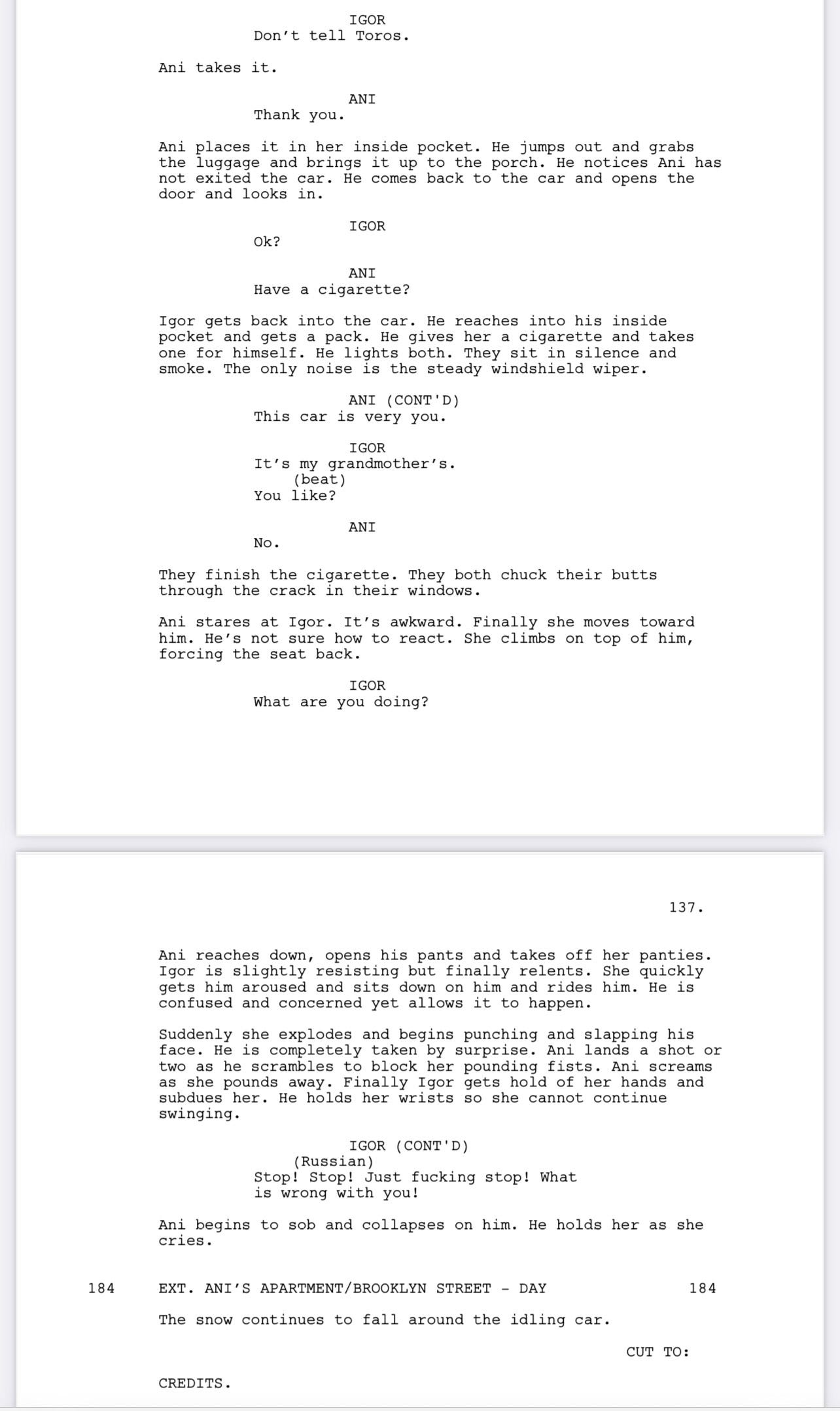 Anora | The Screenplay Lab - The Screenplay Lab
