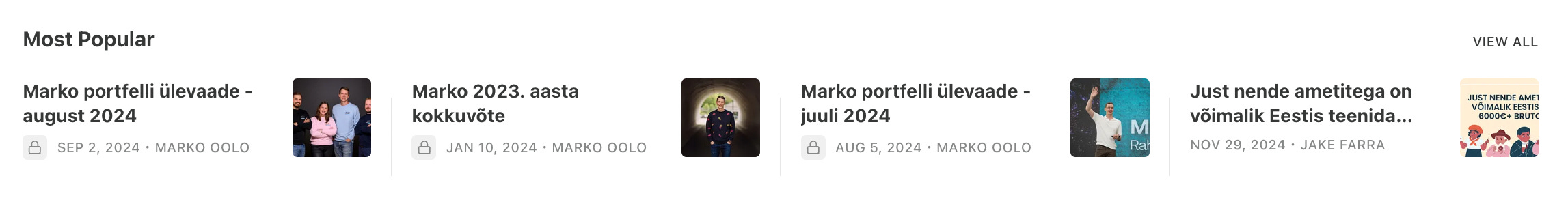 Marko portfelli ülevaade - detsember 2024 - by Marko Oolo