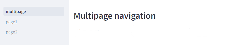 Streamlit: Navigating Multi-page Apps with v1.30.0
