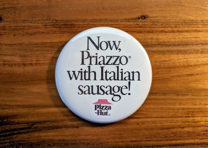 Pizza Hut’s Priazzo - The Retroist