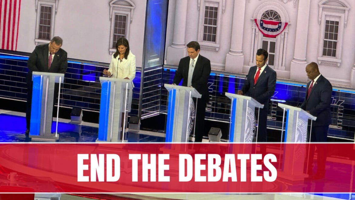 In support of Trump, Noem calls on RNC to cancel last presidential debate