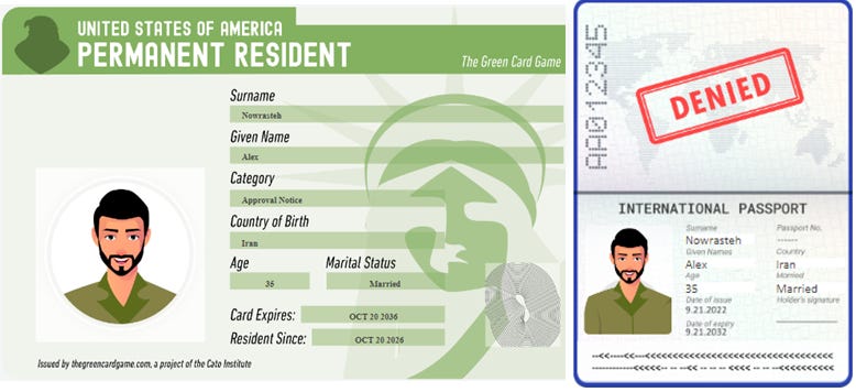 The Green Card Game
