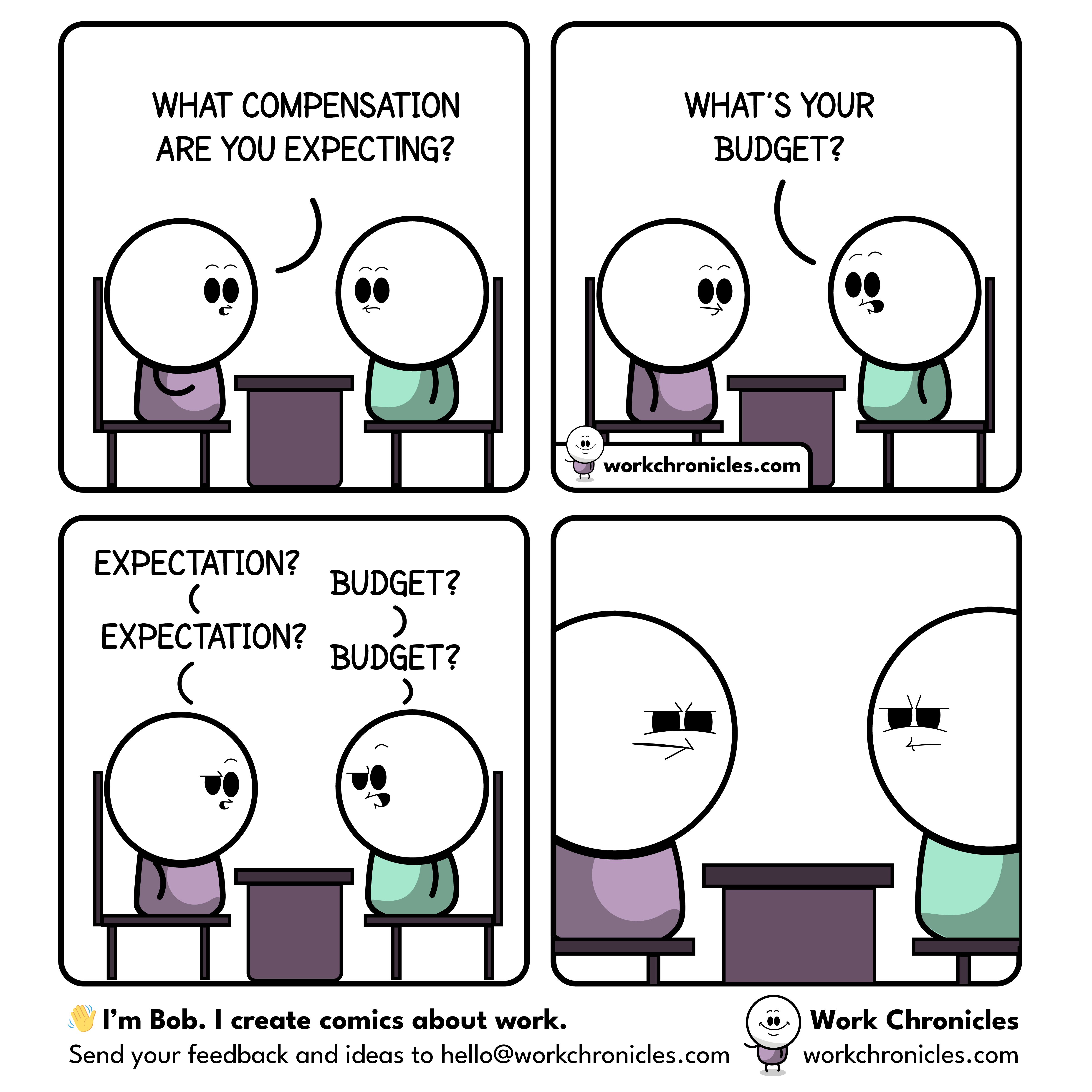 (comic) Negotiation Stalemate - Work Chronicles