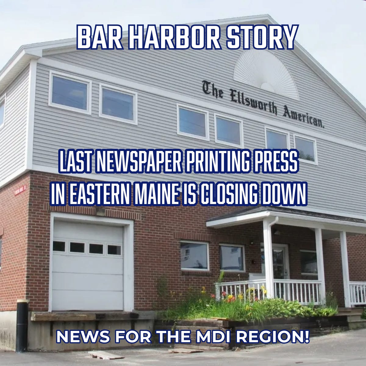 Last Newspaper Printing Press in Eastern Maine Is Closing Down