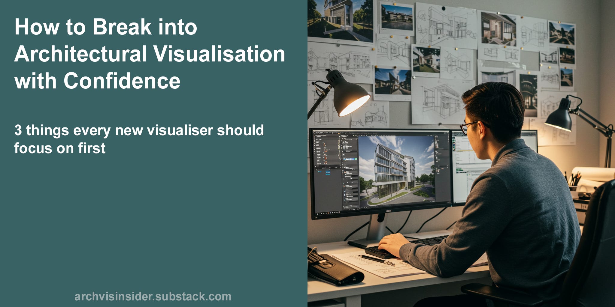 How to Break into Architectural Visualisation with Confidence